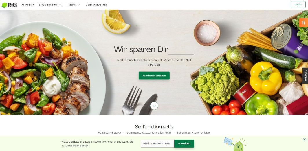 So funktioniert der HelloFresh-Login